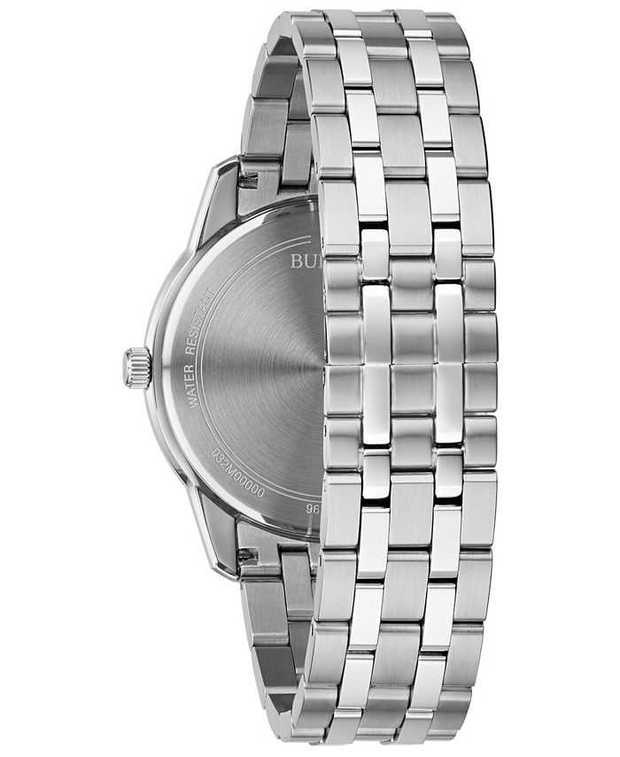 Bulova Men's Classic Sutton Stainless Steel Bracelet Bracelet Watch ...
