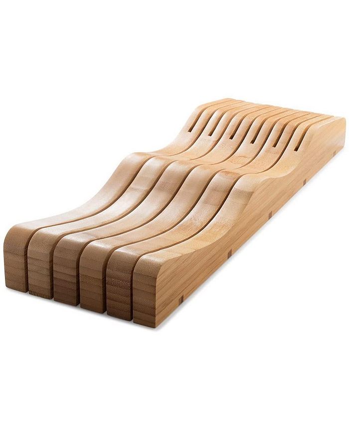 HomeIT Wooden In-drawer Knife Block Organizer - Macy's