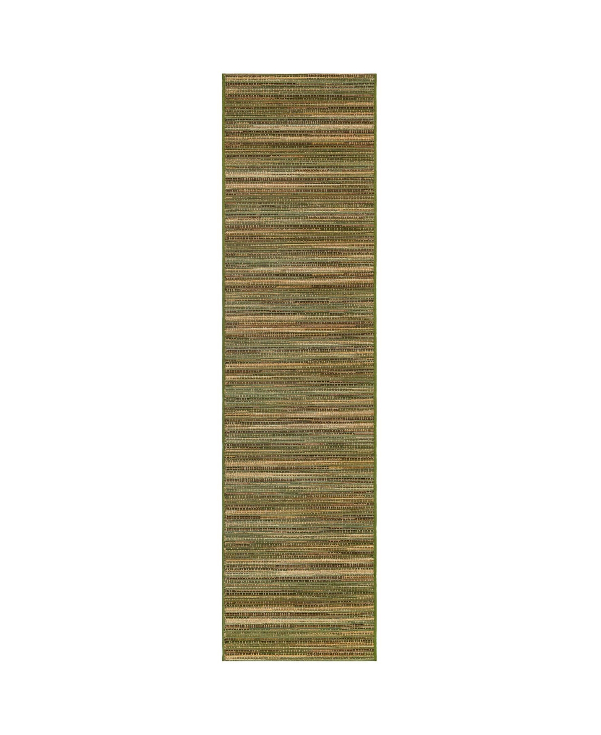 Click here for Liora Manne Marina Stripes 111 x 76 Runner Rug - G... prices