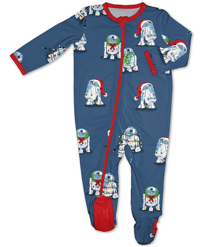 Munki Munki Matching Baby R2-D2 Holiday Wreath Family Pajamas - Macy's