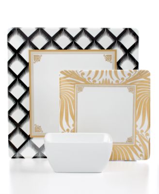 Q Squared Essex Melamine Dinnerware Collection - Macy's