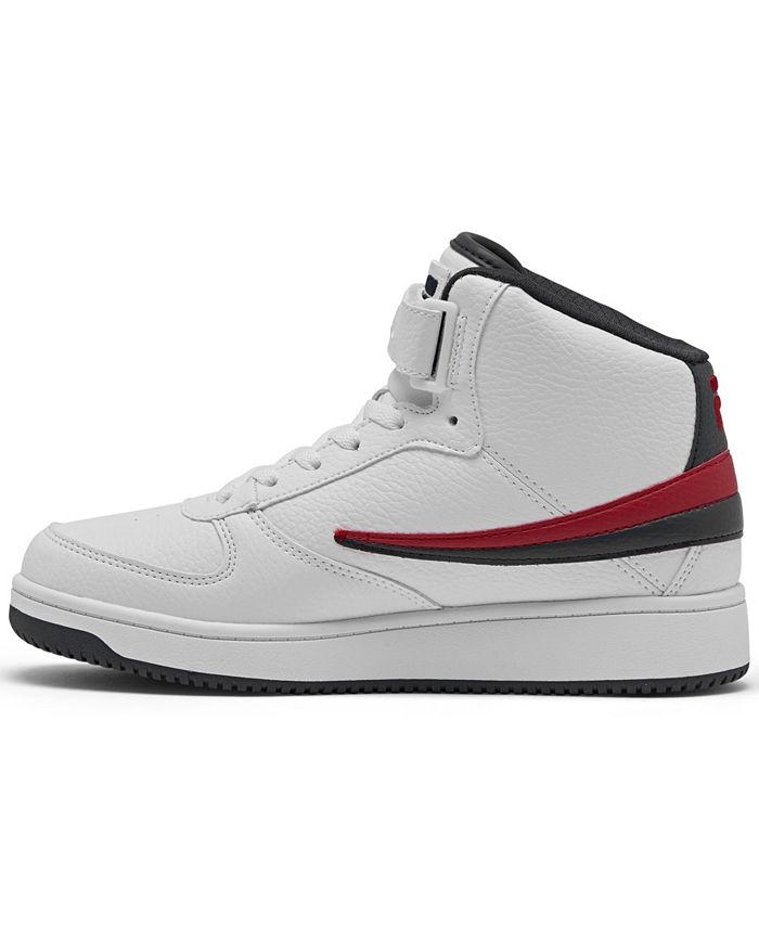 Fila Men's A-High Stay-Put Closure High Top Casual Sneakers from Finish ...