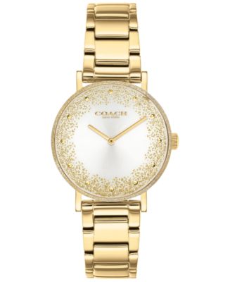 COACH Women's Perry Gold-Tone Bracelet Watch 28mm - Macy's