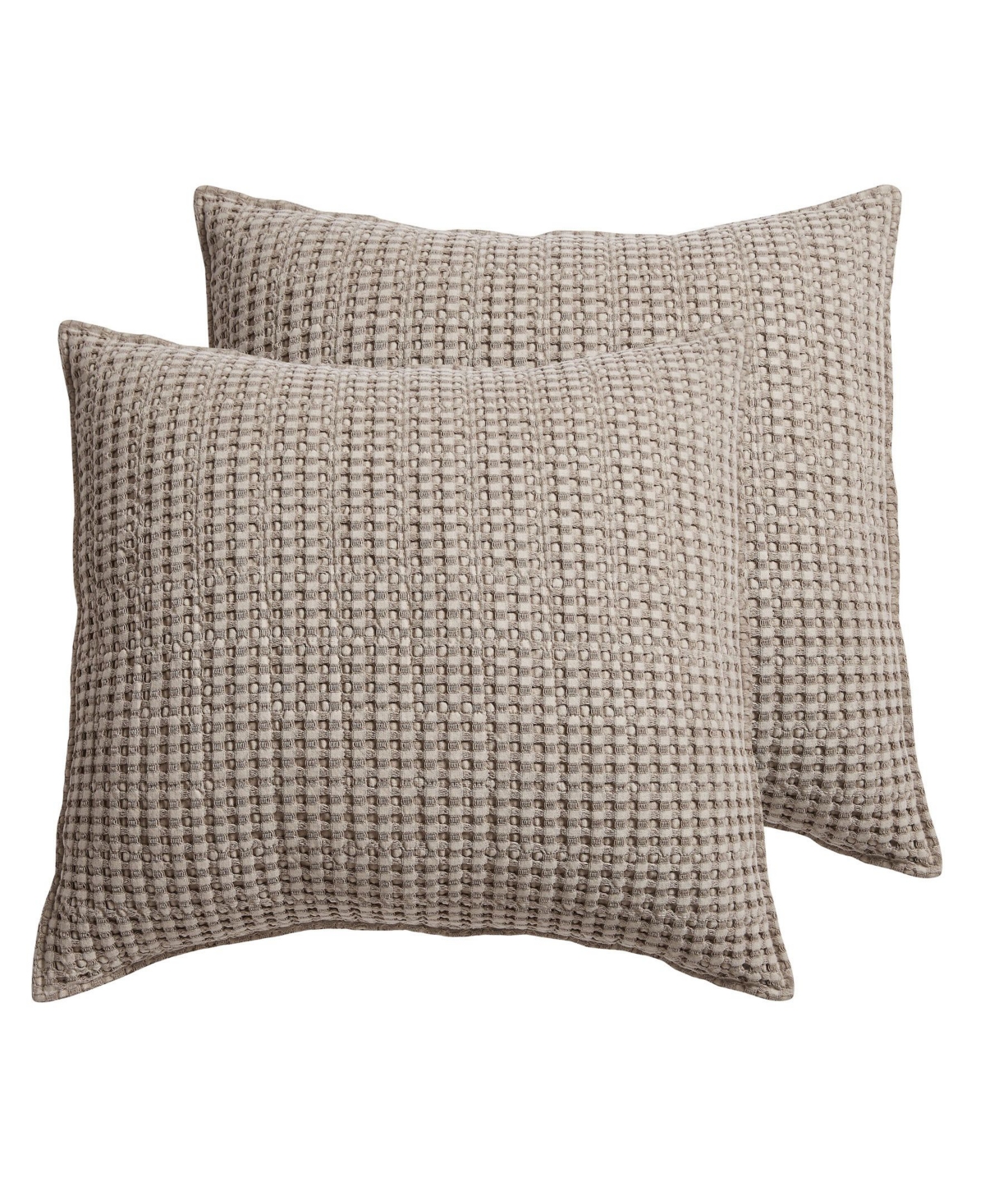 Click here for Levtex Mills Waffle 2-Pc. Sham Set  European - Tau... prices
