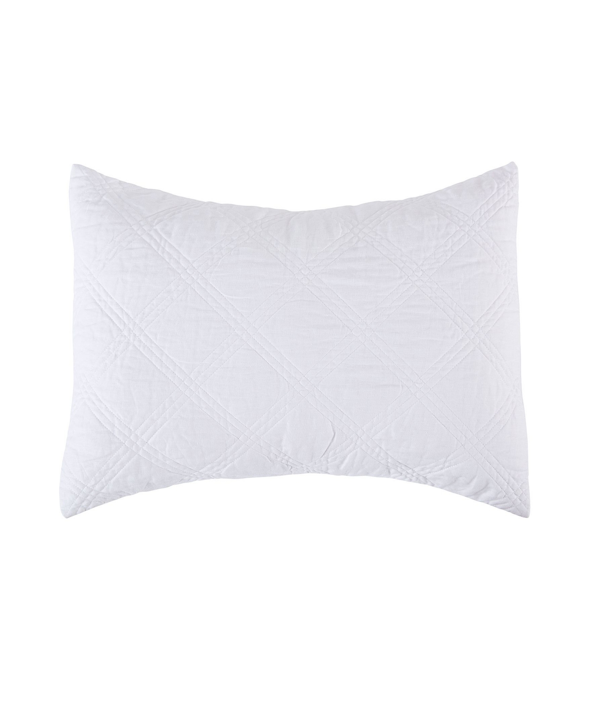 Click here for Levtex Washed Linen Quilted Sham  Standard - White prices