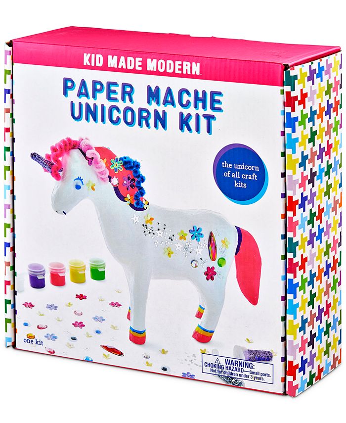 Kid Made Modern Paper Mache Unicorn Craft Kit - Macy's