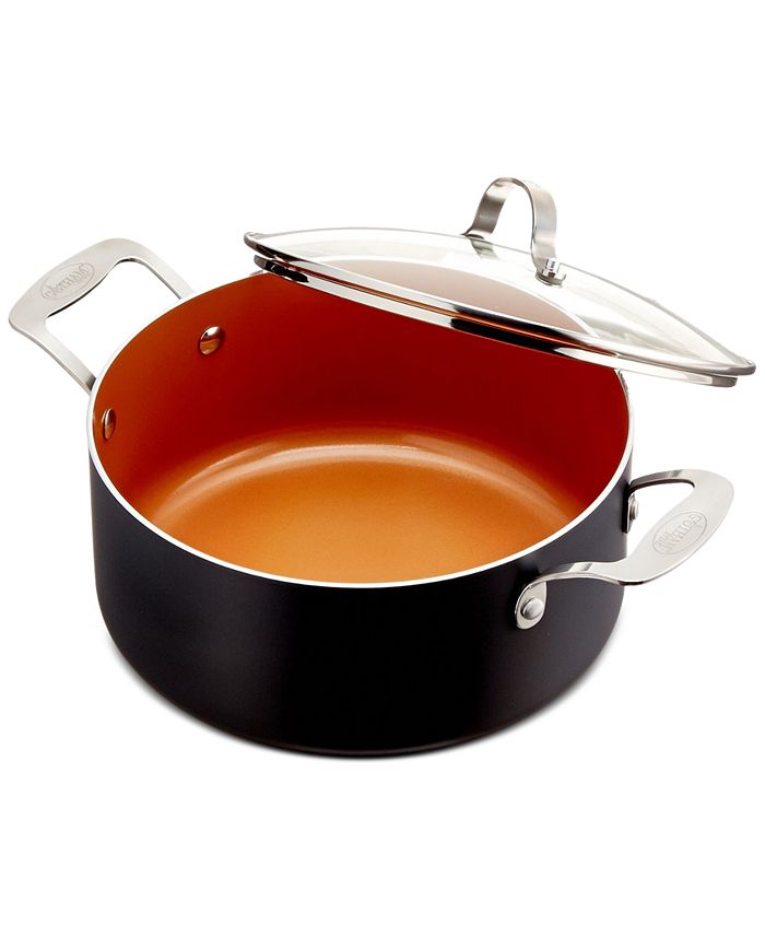 Gotham Steel 5-Qt. Nonstick Stock Pot with Lid - Macy's