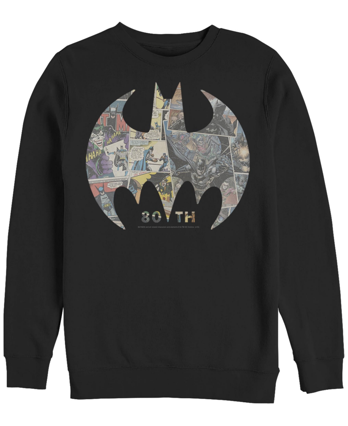 Click here for Fifth Sun Mens Batman 80Th Panel Fill Crew Fleece... prices