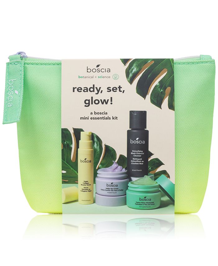 boscia 5-Pc. Ready, Set, Glow! Mini Essentials Set - Macy's