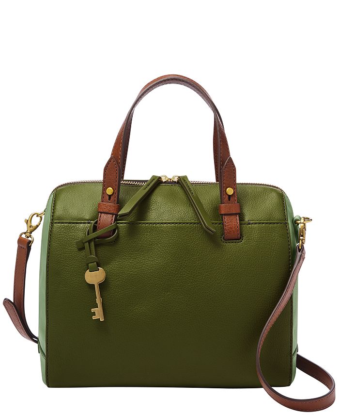 Fossil Women's Rachel Leather Satchel - Macy's
