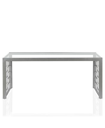 CosmoLiving Juliette Glass Top Coffee Table - Macy's