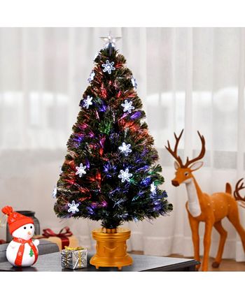 National Tree Company National Tree 48" Fiber Optic Fireworks Tree with ...