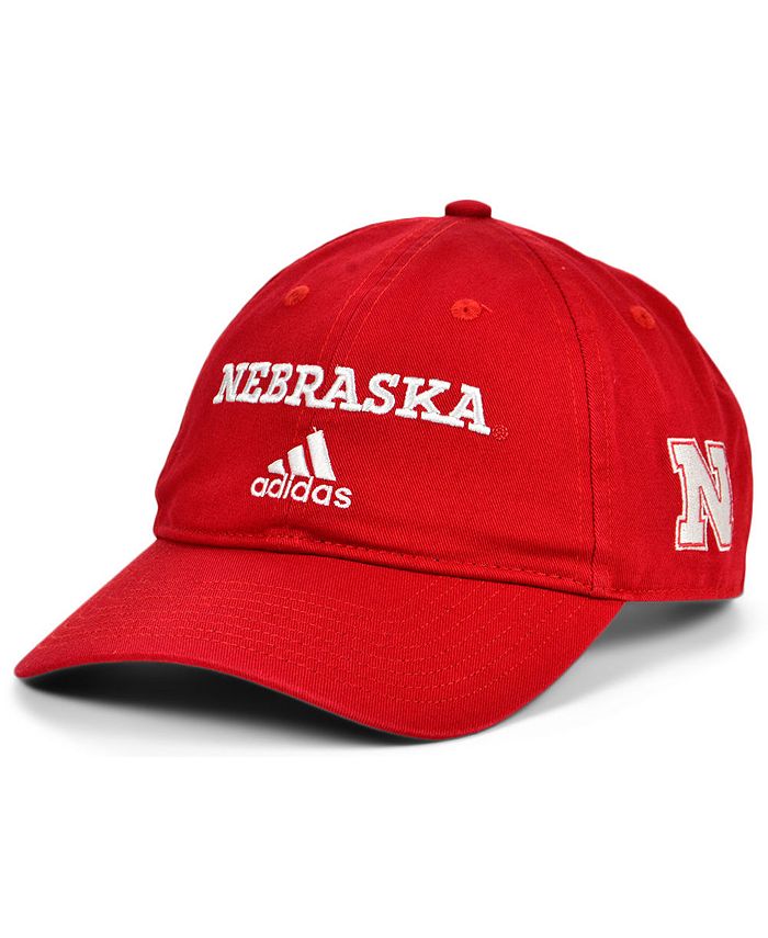 adidas Nebraska Cornhuskers Wordmark Cap - Macy's