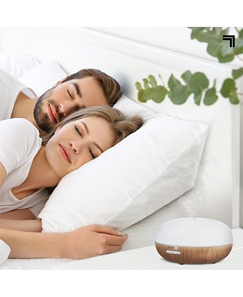 Sharper Image Diffuser Ultrasonic Aromatherapy Dome LED 100mL - Macy's