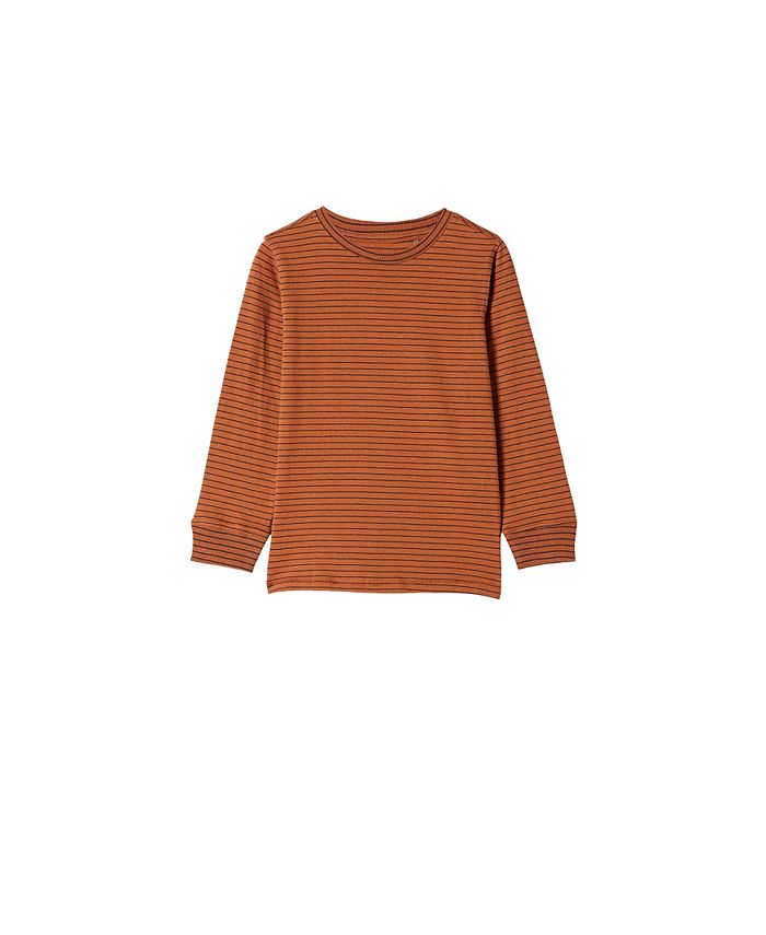 COTTON ON Little Boys Core Long Sleeve T-Shirt - Macy's