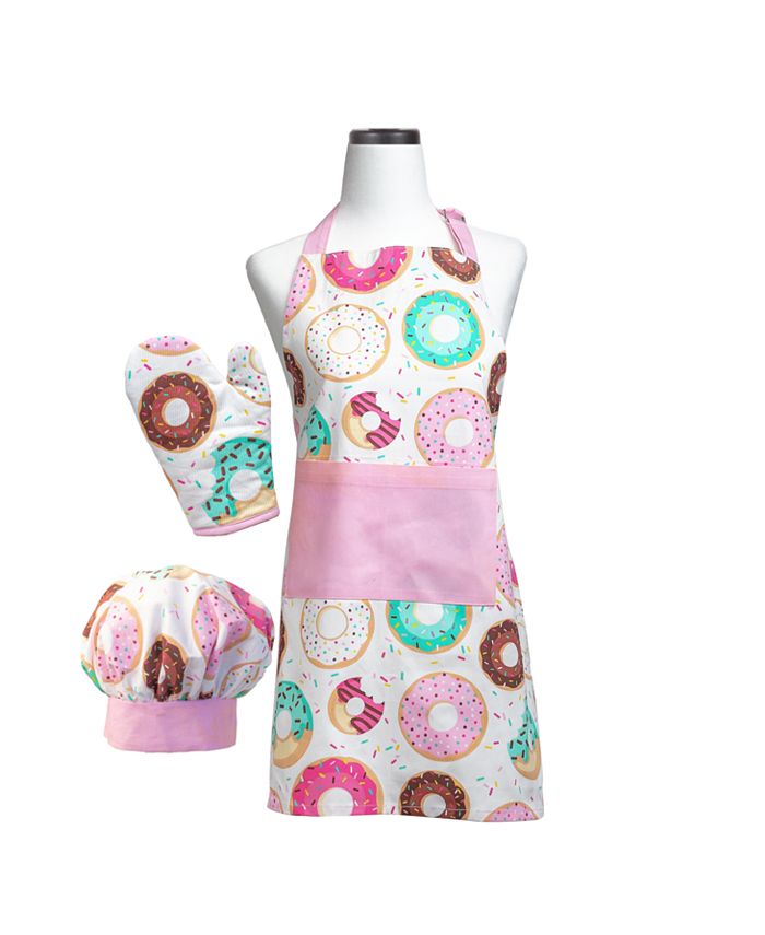 Handstand Kitchen Donut Shoppe Deluxe Child Apron Boxed Set - Macy's