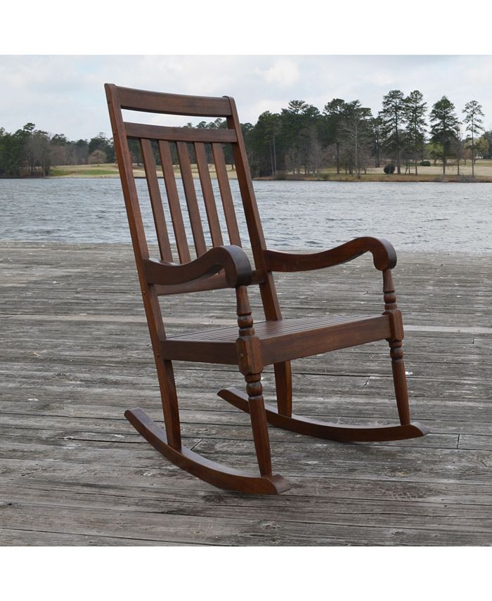 Carolina Classics Madison Slat Rocker Chair & Reviews - Furniture - Macy's