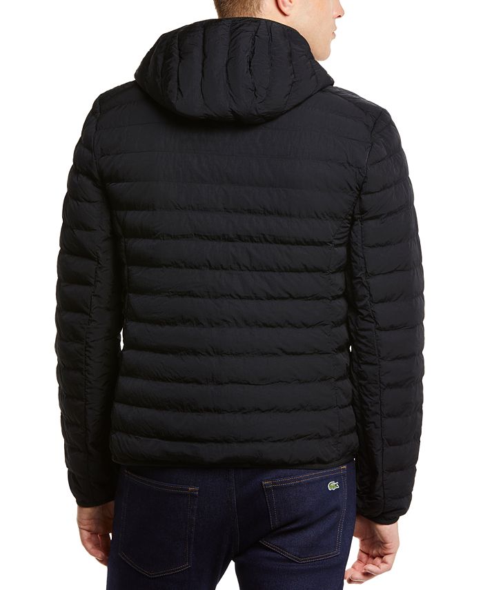 Lacoste Men's Regular-Fit Packable Puffer Jacket with Hood - Macy's