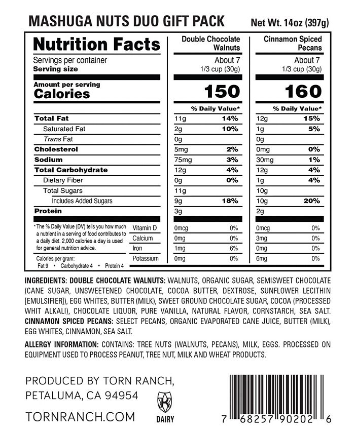Torn Ranch Mashuga Nuts Duo Gift Pack - Macy's