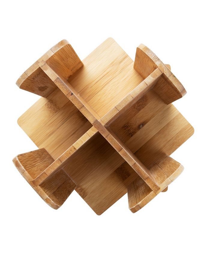 Mind Reader 4 Compartment Carousel, Multi-Section Organizer for Stacked ...