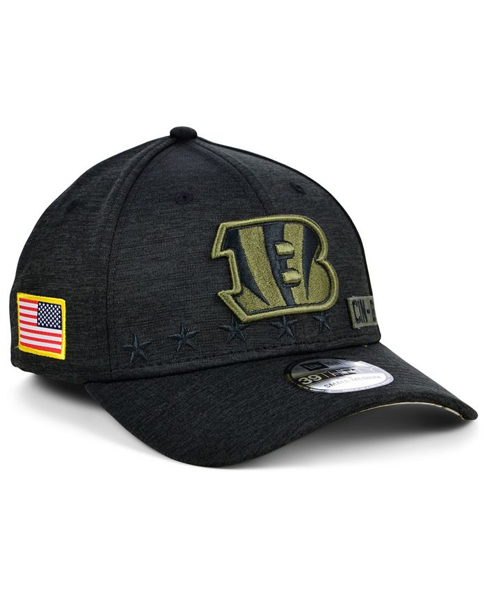 New Era Cincinnati Bengals 2020 On-field Salute To Service 39THIRTY Cap ...