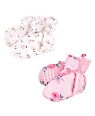 Hudson Baby 2pk Quilted Booties - Macy's