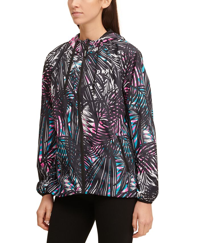 DKNY Tropic Shade Printed Windbreaker - Macy's