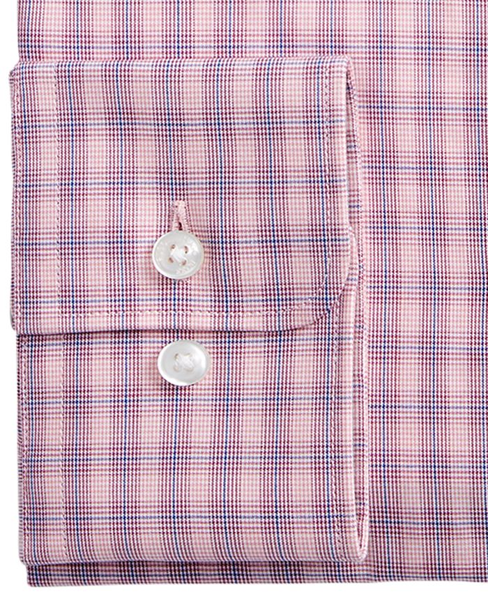 Hugo Boss HUGO Sharp Red with Blue Plaid Shirt - Macy's