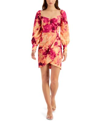 Bar III Printed Mini Dress, Created for Macy's - Macy's