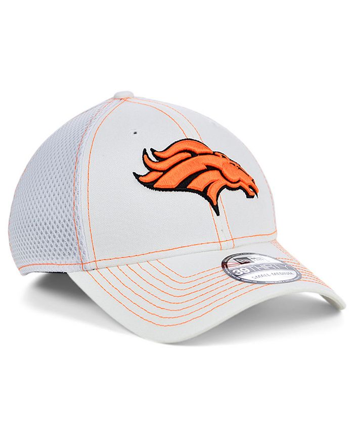 New Era Denver Broncos White Team Color Tonal Neo 39THIRTY Cap - Macy's