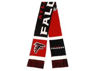 Forever Collectibles Atlanta Falcons Colorblock Cropped Big Logo Scarf ...