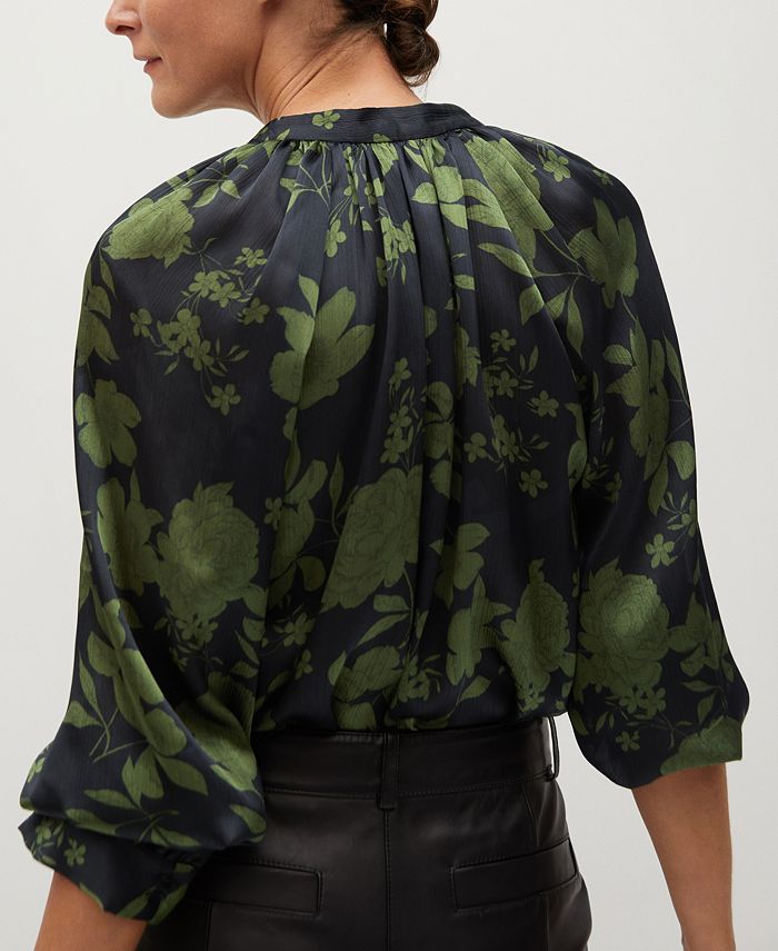 MANGO Women's Floral Print Blouse - Macy's