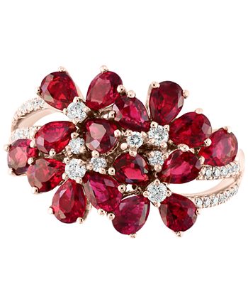 EFFY Collection EFFY® Ruby (3-3/4 ct. t.w.) & Diamond (1/4 ct. t.w ...