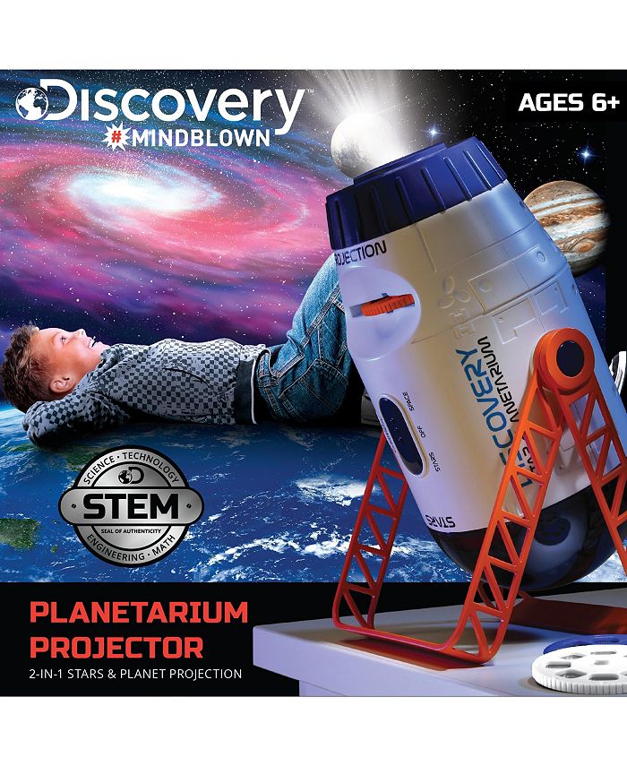 Discovery #MINDBLOWN 2-In-1 Reversible Planetarium Space Projector - Macy's