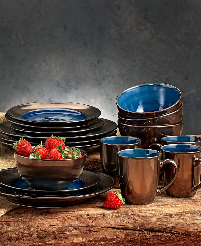 over&back Bisbee 16 Piece Dinnerware Set, Service for 4 - Macy's
