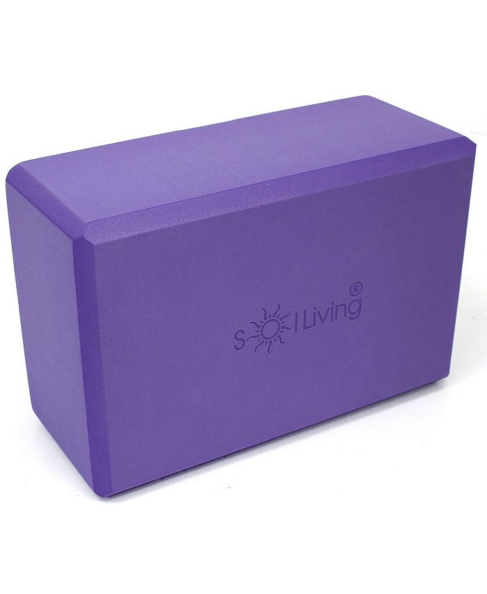 Sol Living Yoga Block, Pack of 2 - Macy's