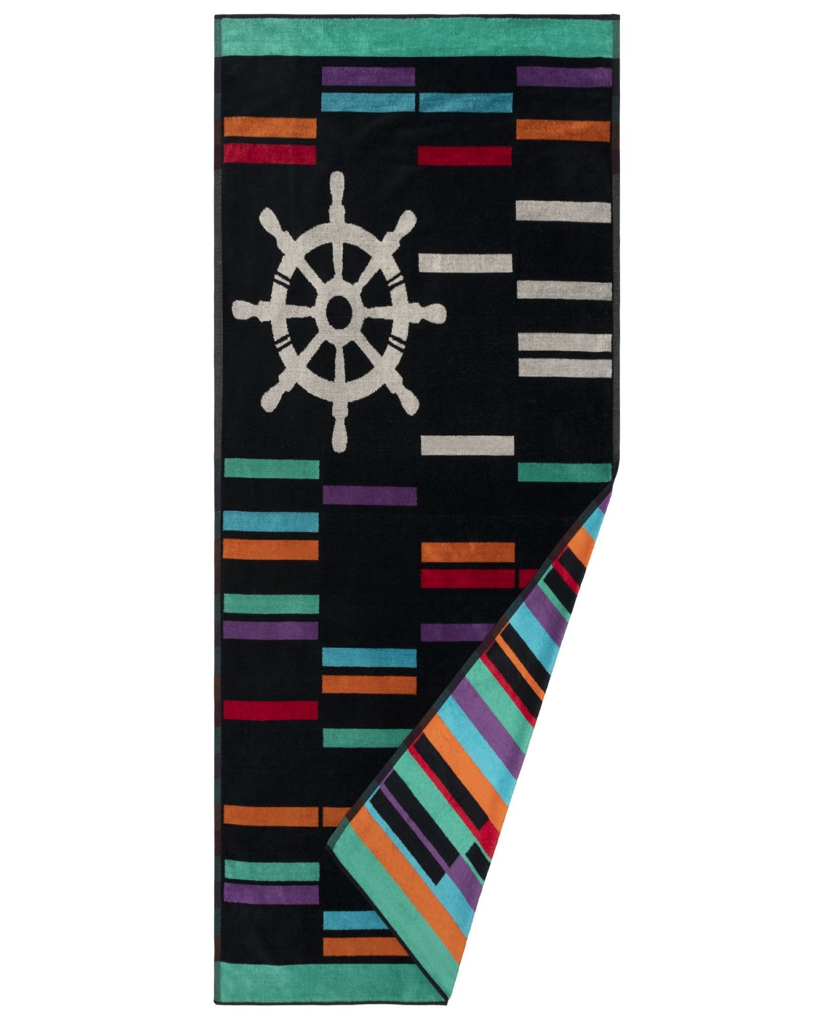 Click here for Superior Retro Spin Wheel Oversized Beach Towel -... prices