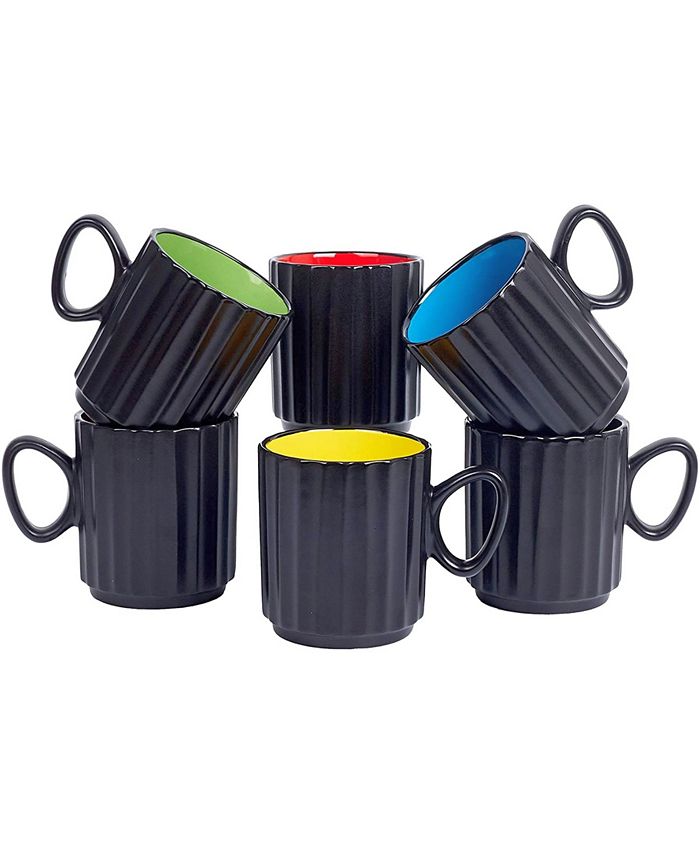 Bruntmor 14 oz Coffee Mugs, Set of 6 & Reviews - Bakeware - Kitchen ...