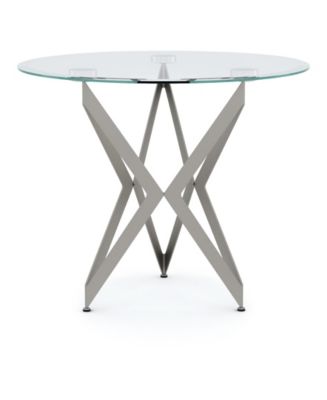 Furniture of America Alta Glass Top End Table - Macy's