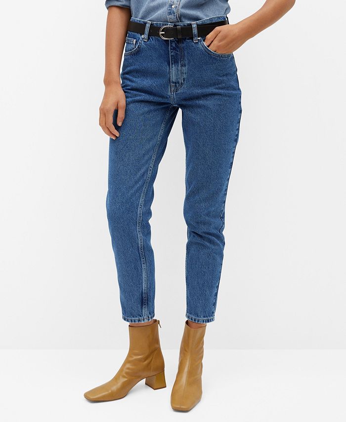 MANGO Women's Mom-Fit Jeans - Macy's