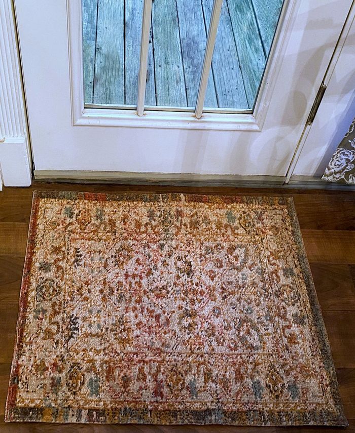 LR Home Budding Bohemian Accent Rug, 48" x 24" - Macy's