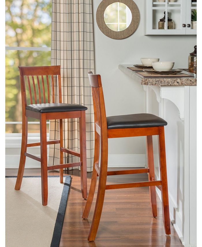 Linon Home Décor Esmer 30" Craftsman Counter Stool - Macy's