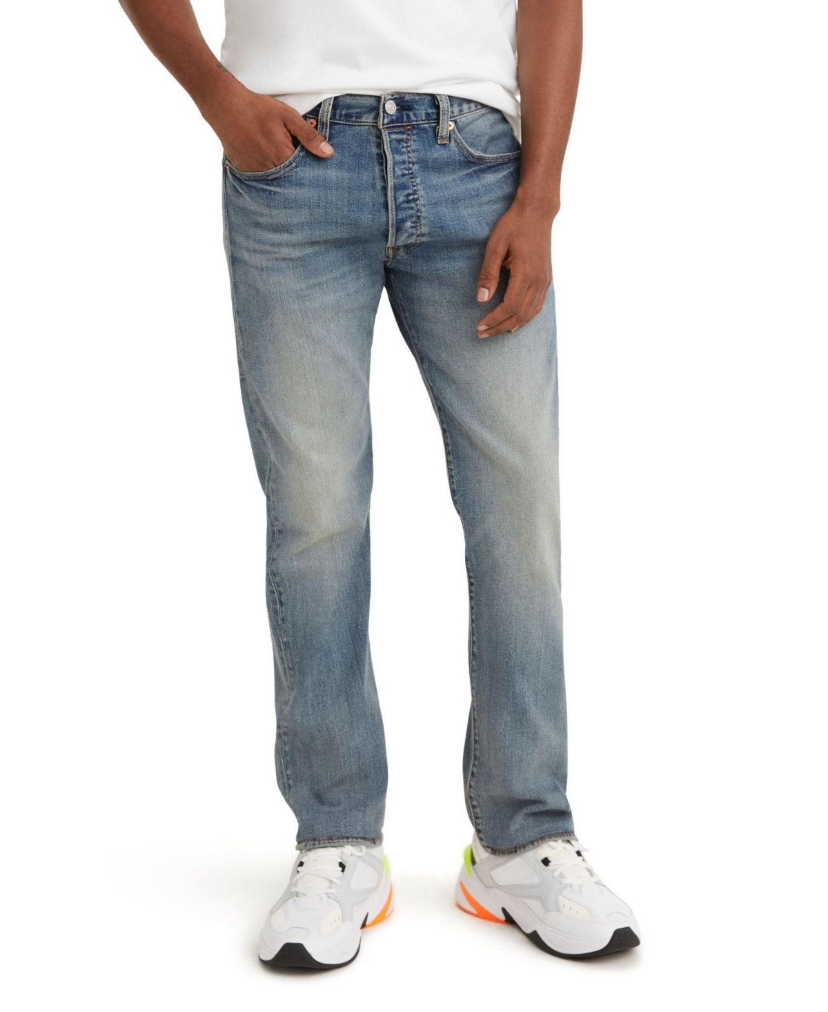 Click here for Levis Mens 501 Original Fit Button Fly Stretch Jea... prices