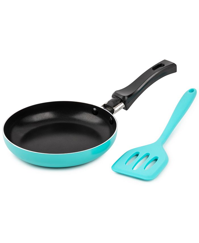 Brooklyn Steel Co. Mini Round Fry Pan & Slotted Turner 2-Pc. Set - Macy's