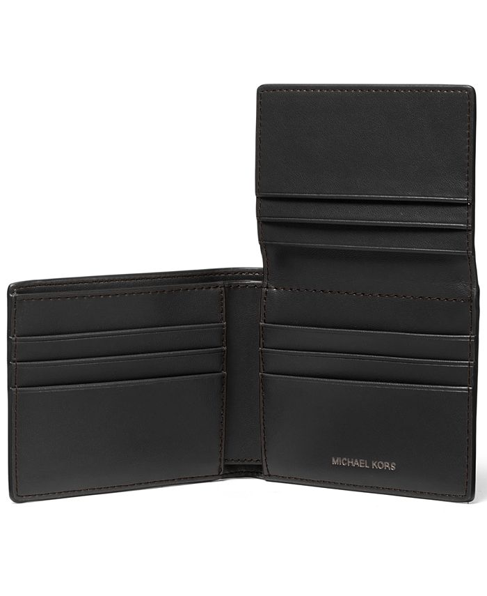 Michael Kors Men's Leather L-Fold Wallet & Reviews - All Accessories ...