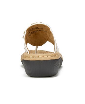 Cliffs by White Mountain Carnation Comfort Thong Sandals - Macy's