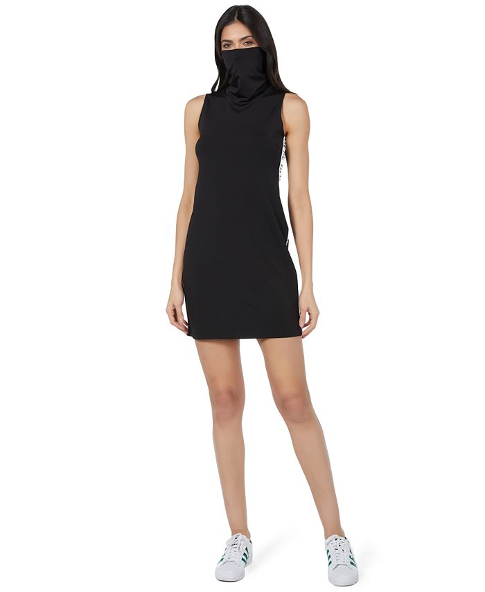 bebe Mock-Neck Built-In Face Mask Dress & Reviews - Dresses - Juniors ...