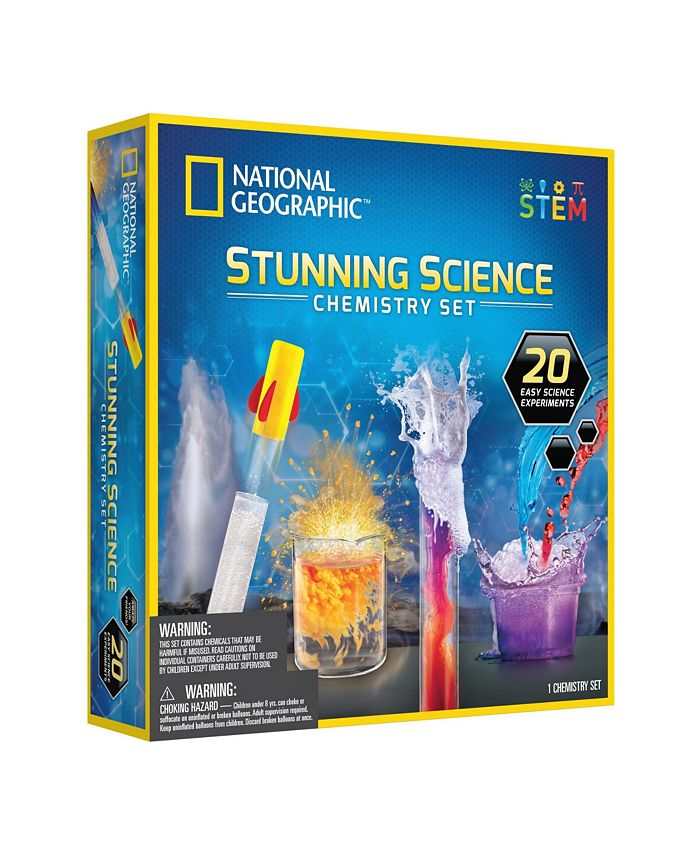 National Geographic Stunning Science Chemistry Set - Macy's