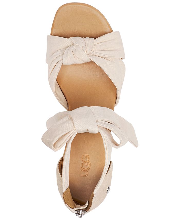 UGG® Women's Yarrow Espadrille Wedge Sandals - Macy's