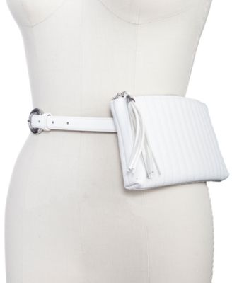 INC International Concepts Channel-Stitch Convertible Belt Bag to Crossbody, Created for Macy's ...